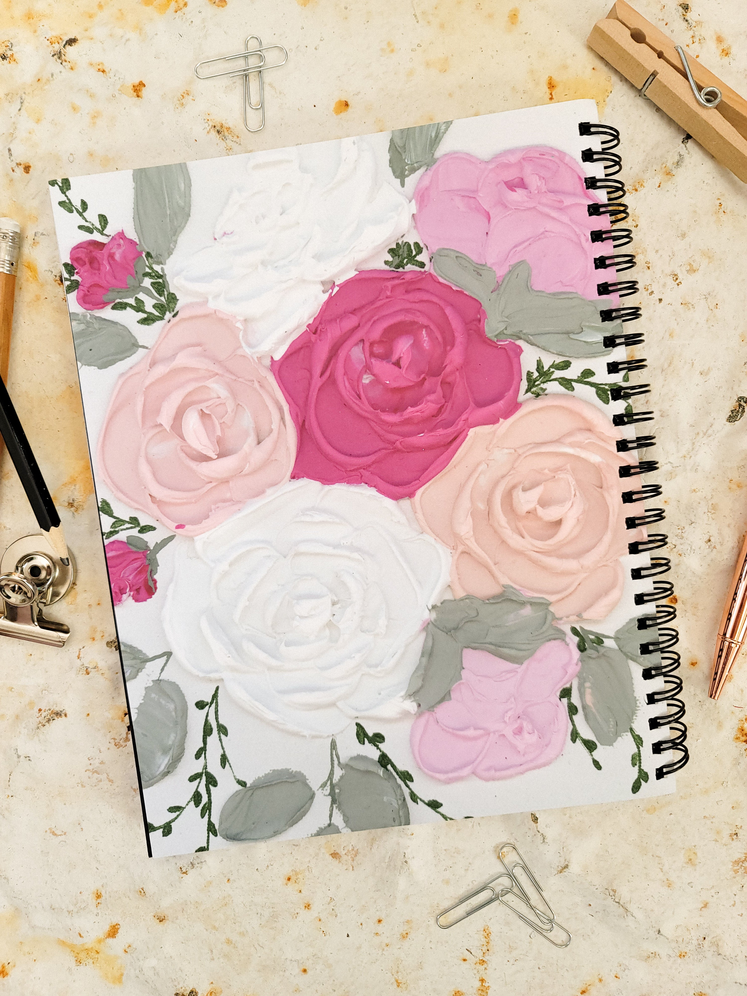 Roses Notebook – Wildflowers & Pistols